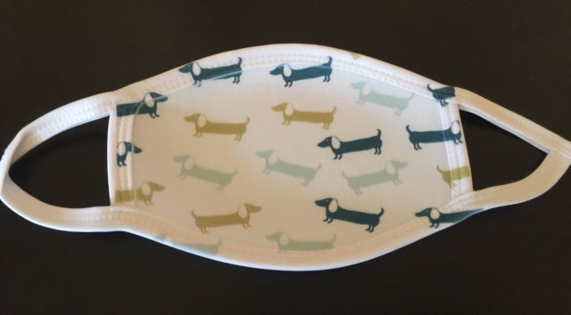 Fashion Face Mask - Greenie Weenie (Adult)